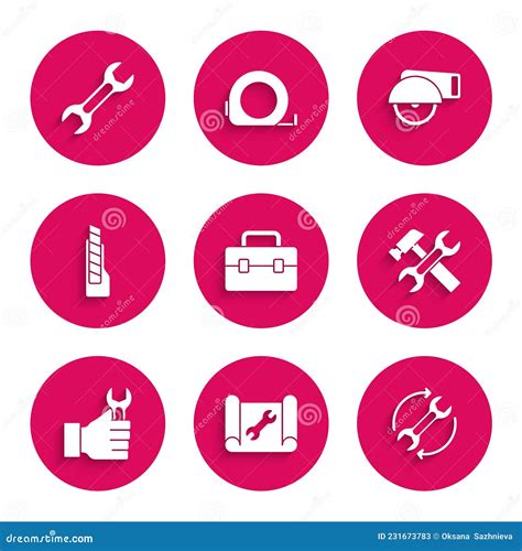 Set Toolbox Graphing Paper And Wrench Wrench Arrows As Workflow