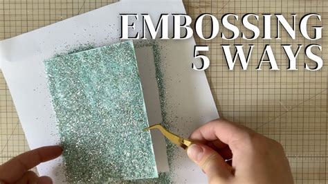 5 Ways To Use Colored Embossing Powders Stamping Techniques Card Tutorials Embossing Powder