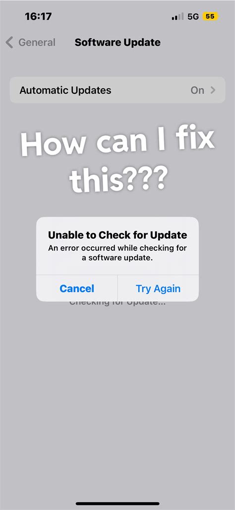 system software update bug i am on ios 16 1 beta 1 and i wanted to