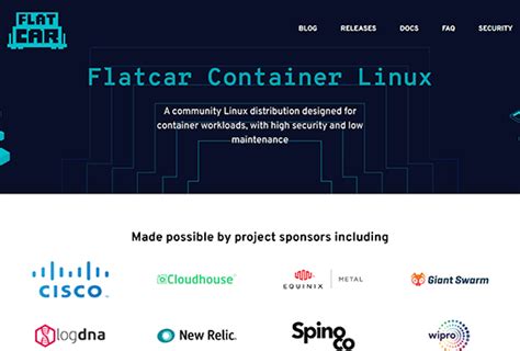 マイクロソフトが買収したコンテナ最適化linuxの「flatcar Container Linux」、cncfのインキュベーションプロジェクト
