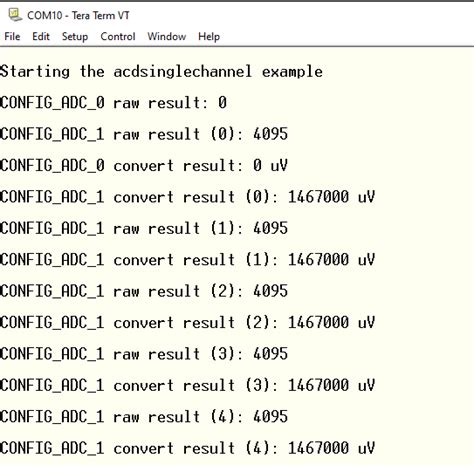 LAUNCHXL CC SF ADC Example ADC Convert And ADC ConvertRawToMicroVolts Functions Wi Fi