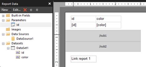 How Do I Make A Report With Multiple Subreports Parameters A Multi