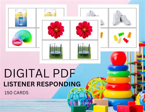 Digital Aba Therapy Material Cards For Listener Responding Levels 1 And