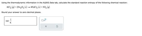 Solved 6cl2 G 2fe2o3 S →4fecl3 S 3o2 G Round Your Answer