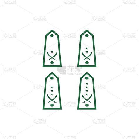 军衔、徽章、符号、图标、插图