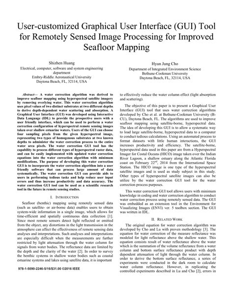 Pdf User Customized Graphical User Interface Gui Tool For Remotely