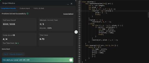 Srikumaran S On Linkedin Geeksforgeeks Dsachallenge Codingjourney Gfg160 Gfgstreak2024