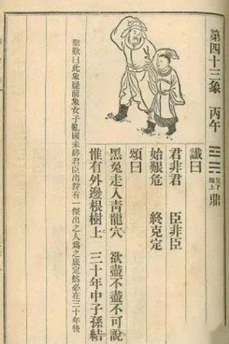 唯有外边根树上三十年中子孙结 推背图第43象