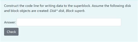 Solved An Important Part Of File Systems Is Ensuring That Chegg Com