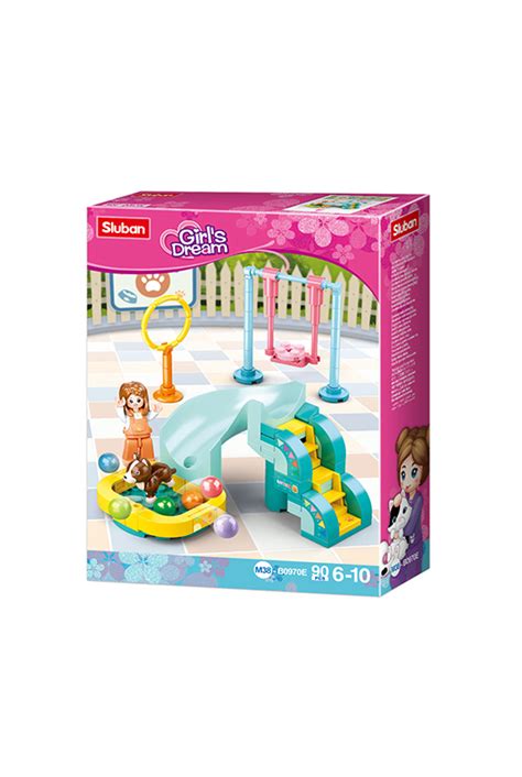 კონსტრუქტორი ძაღლების სათამაშო მოედანი