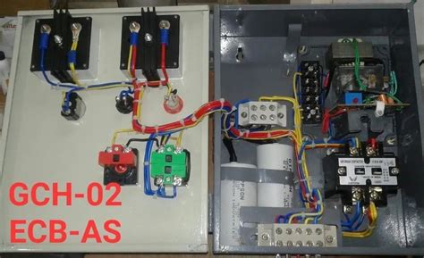 Ckt Breaker Single Phase Square Panel With 2pole Gch Contactor And