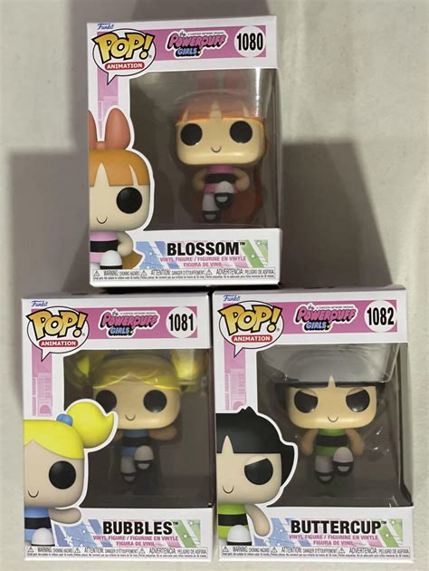 Powerpuff Girls Funko Pop Set Hobbies And Toys Toys And Games On Carousell