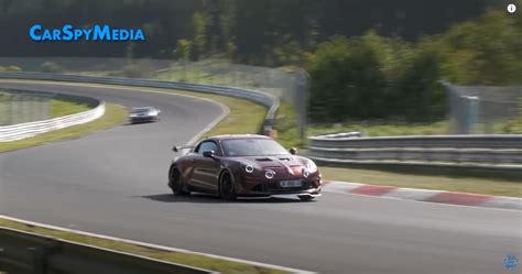 Esteban Ocon Au Volant De Lalpine A110 Prototype Au Nürburgring Un