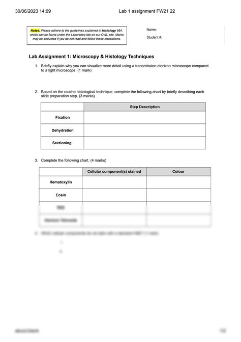 Solution Mammalian Histology Anatomy And Cell Biology 3309 The University Of Western Ontario