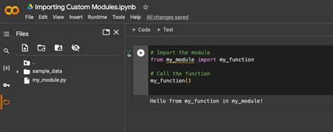 Colab No Module Named