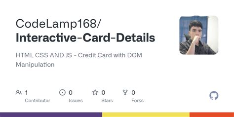 Github Codelamp Interactive Card Details Html Css And Js Credit Card With Dom Manipulation