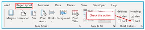How To Set Print Title In Excel