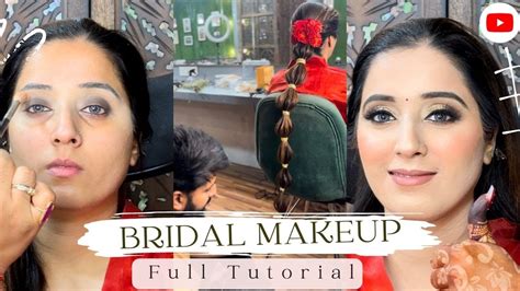 Bridal Makeup Tutorial Hd Bridal Makeup Step By Step Youtube