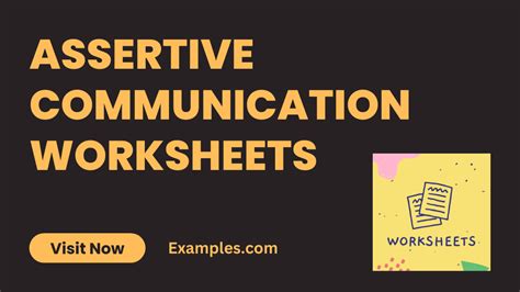 Assertive Communication Worksheet Dearman Assertive Communication