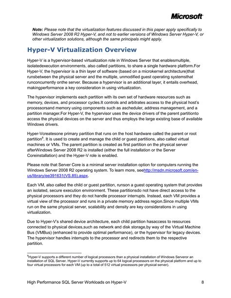 High Performance Sql Server Workloads On Hyper V Docx