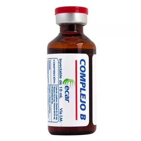 Complejo B Inyectable Ecar X1ampolla X10ml Mercado Zapatoca