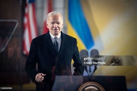 Us President Joe Biden Delivered Remarks Ahea Of The One Year News