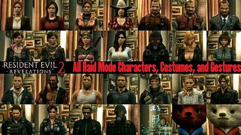 Resident Evil Revelations 2 Characters Raid Mode The Tube