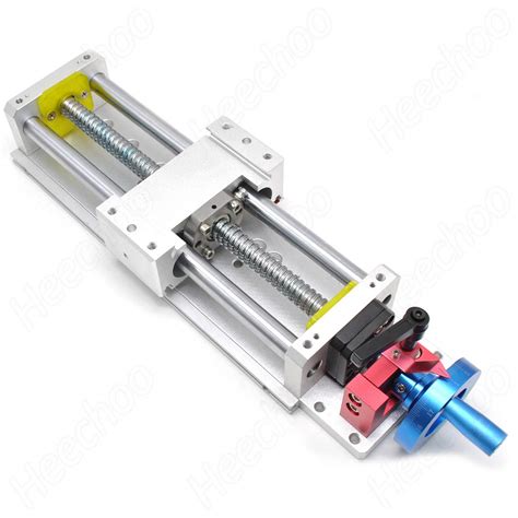 Linear Motion Rail Guide Actuator 100mm Manual Ball Screw SFU1605