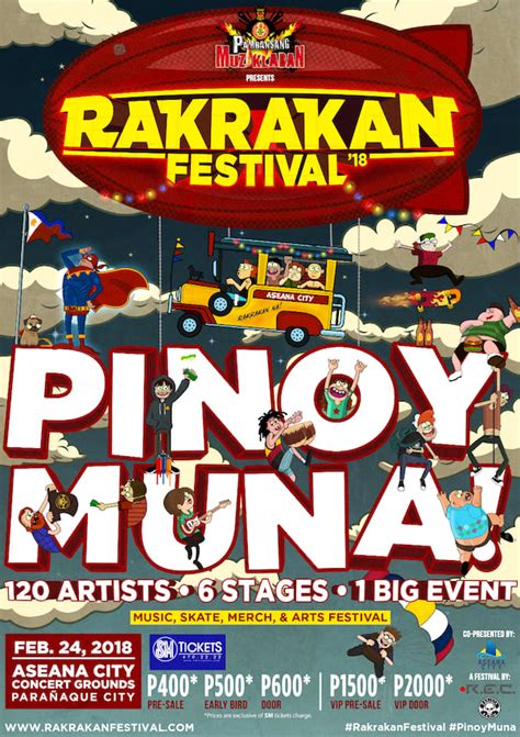 Rakrakan Festival 2018 Pinoy Muna Clickthecity Events