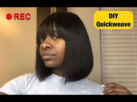 Quickweave Bob With Bang Youtube