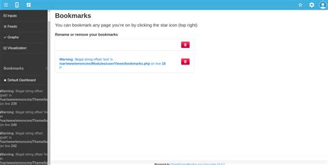 Just Installed A New Instance Of Emonsd And Getting Errors Emoncms