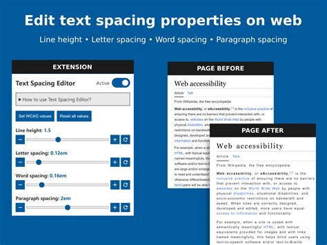 Text Spacing Editor Customize Text Spacing On Webpages