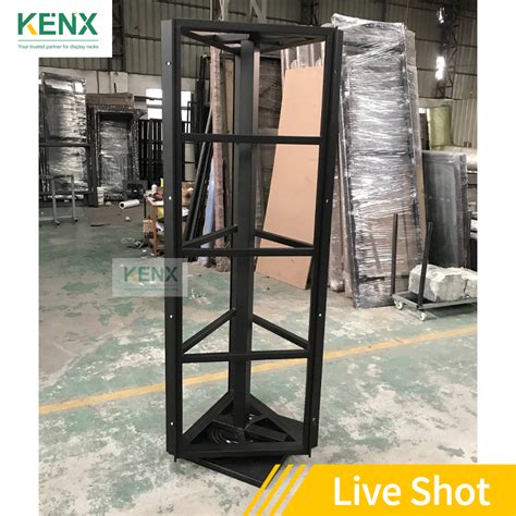 Vertical Mosaic Tiles Rotating Display Rack Wholesale