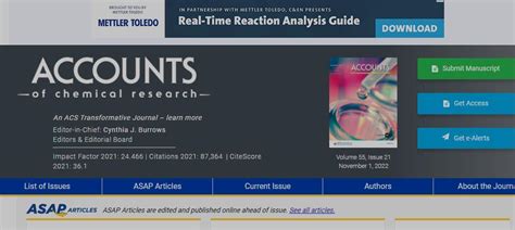 《accounts Of Chemical Research》杂志影响因子多少？几区？ 知乎