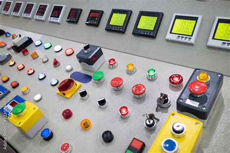 Key Swithc Selector Switch Push Button Swithc Sign Light Stock Photo
