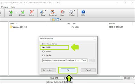 How To Open Extract Create ISO File In Windows Set Change Password On ISO File