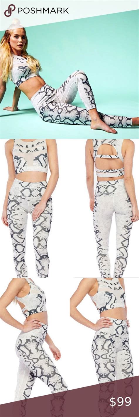 Electric Yoga Python Workout Set Clothes Design Electric Yoga Workout Sets