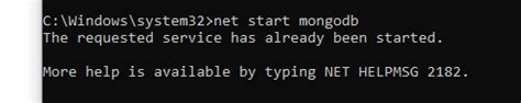 Net Start Mongodb Failed To Start System Error 5 Has Occurred Access