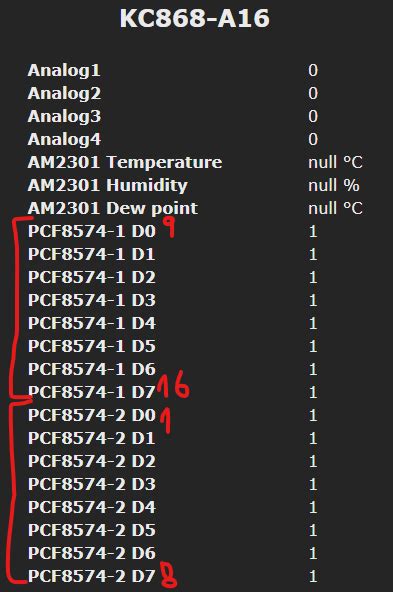 How To Use Tasmota For Kc868 A16 Via Pcf8574 Iic Extend Gpio