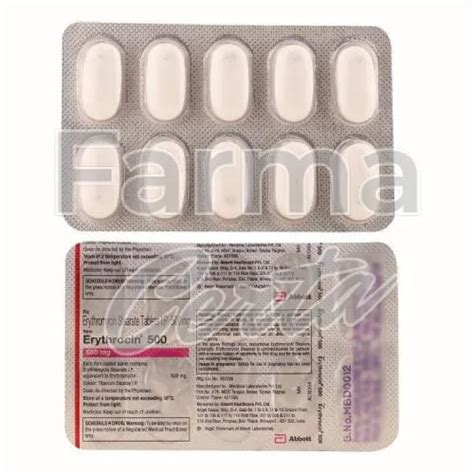 Compre Eritromicina Online No Brasil Sem Receita Médica 🇧🇷 Farma Certa