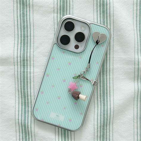 나인틴프라이데이 맥세이프 선택가능 🍓 스트라이프 줄무늬 핑크 딸기 실버 케이스 폰케이스 아이폰케이스 갤럭시케이스 핸드폰케이스 아이폰 17 16 15 14 13 미니 프로