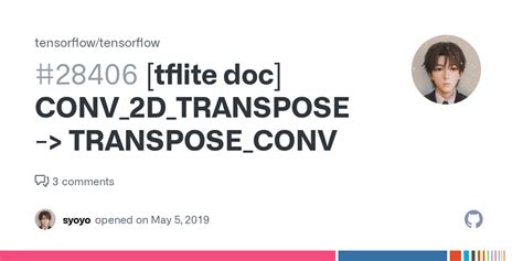 Tflite Doc CONV D TRANSPOSE TRANSPOSE CONV Issue Tensorflow Tensorflow GitHub