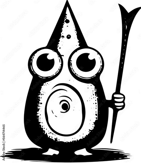 Cartoon Cute Monster Eyes Graphics Illustrations Creature