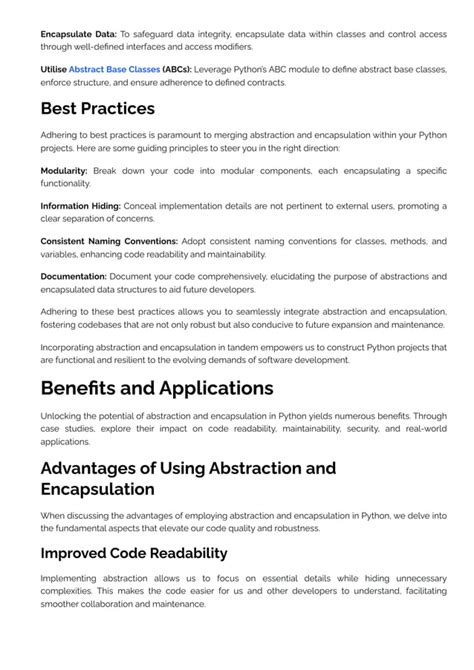 Understanding Data Abstraction And Encapsulation In Python Pdf
