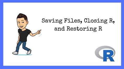 R Tutorials For Beginners Saving Files Closing RStudio And Restoring RStudio YouTube
