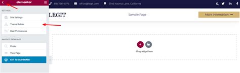 How To Add And Edit Headers And Footers In Elementor