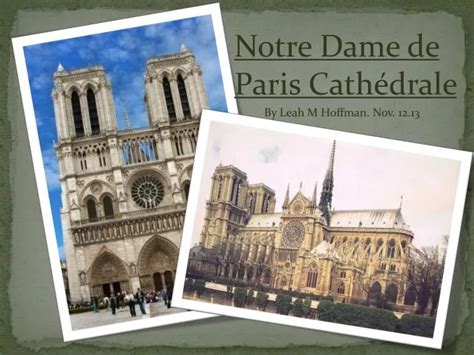 Notre Dame Powerpoint Template