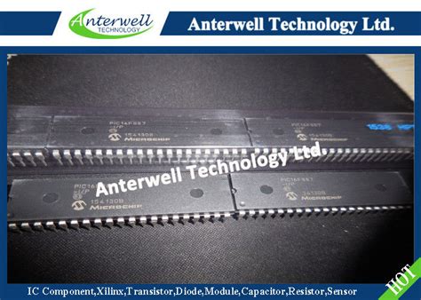 PIC F I P Electronic Ic Chip Microchips And Integrated Circuits Pin Enhanced Flash