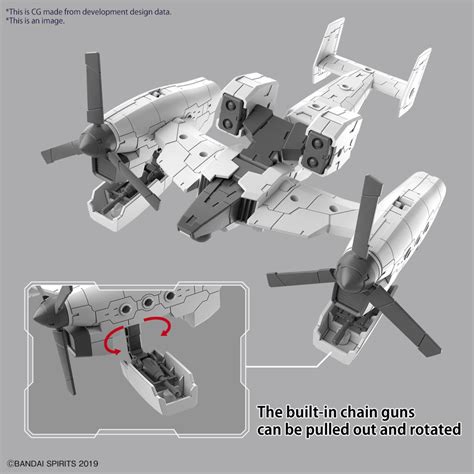 30mm 1 144 Extended Armament Vehicle Tilt Rotor Ver Model Kit
