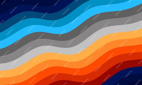 Premium Vector Dynamic Colorful Wave Pattern Abstract Background